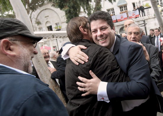 Leader Gibraltar Socialist Labour Party Fabian Editorial Stock Photo ...