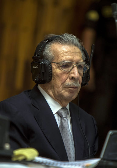 Guatemalan Former General Jose Efrain Rios Editorial Stock Photo ...