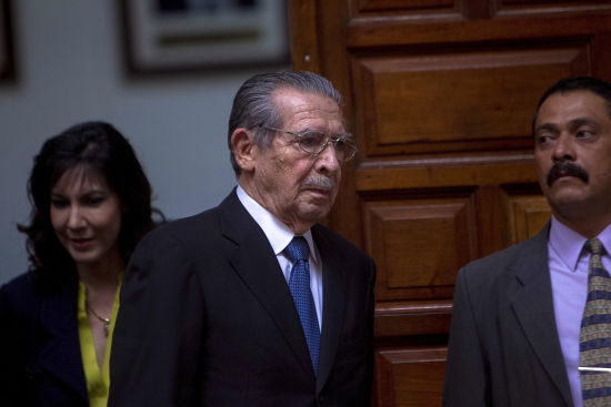 Guatemalan Former General Jose Efrain Rios Editorial Stock Photo ...
