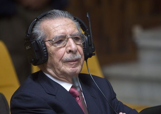 Guatemalan Former General Jose Efrain Rios Editorial Stock Photo ...