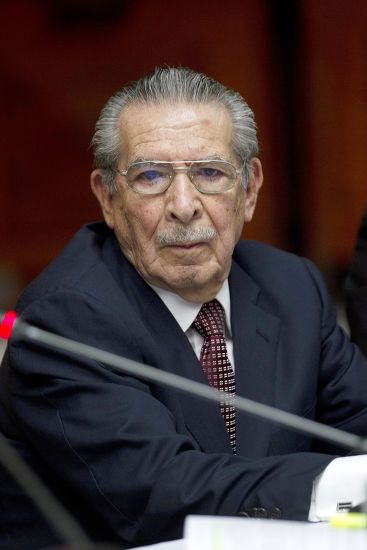 Retired General Jose Efrain Rios Montt Editorial Stock Photo - Stock ...