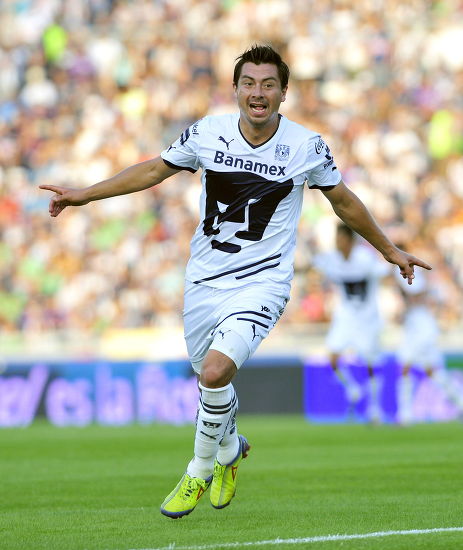 Juan Carlos Cacho Celebrates His Goal Editorial Stock Photo - Stock ...