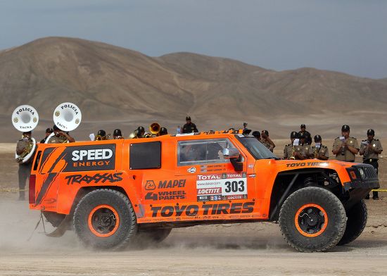 Robby Gordon Usa Drives His Hummer Editorial Stock Photo - Stock Image ...