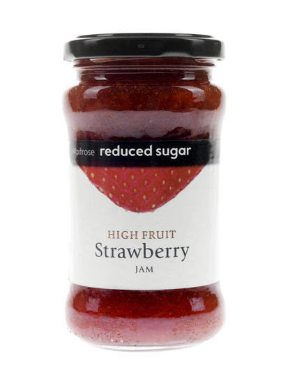 Waitrose Reduced Sugar Strawberry Jam Editorial Stock Photo - Stock ...