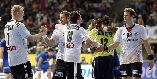 German Handball Team Players Celebrate Their Editorial Stock Photo ...