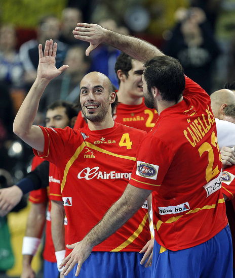 Spanish Handball Team Players Joan Canellas Editorial Stock Photo ...