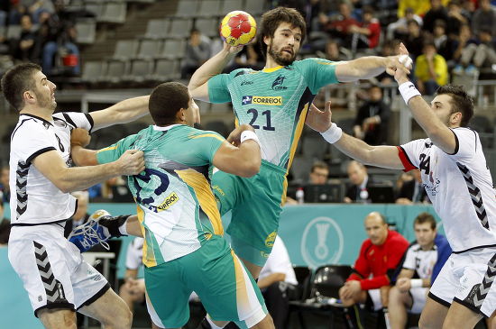 Brazilian Handball Team Player Gustavo Cardoso Editorial Stock Photo ...