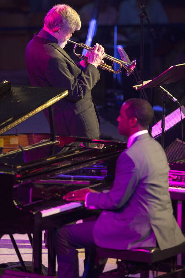 Us Trumpet Player Tom Harrell Top Editorial Stock Photo - Stock Image ...