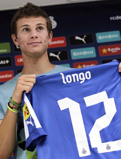 Italian Striker Samuele Longo Poses Photographers Editorial Stock Photo ...