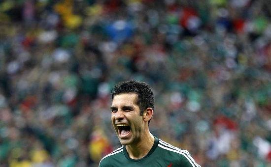 Rafael Marquez Mexico Celebrates Goal During Editorial Stock Photo ...