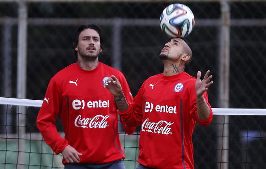 Chile National Soccer Team Players Mauricio Editorial Stock Photo ...