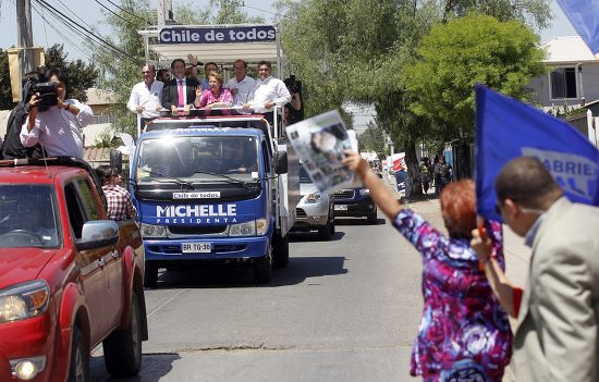Presidential Candidate Nueva Mayoria New Mayority Editorial Stock Photo ...