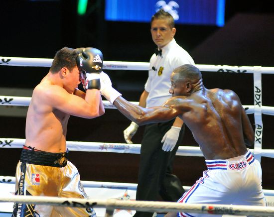 Cuban Amateur Super Heavyweight Boxer Erislandy Editorial Stock Photo ...