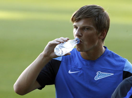 Zenit St Petersburgs Andrey Arshavin During Editorial Stock Photo ...