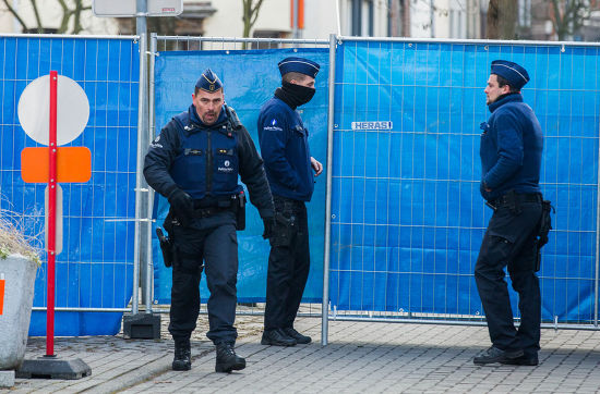 Police Officers Stand Guard Scene Reconstruction Editorial Stock Photo ...