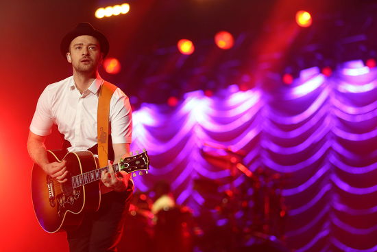 Us Artist Justin Timberlake Performs During Editorial Stock Photo ...