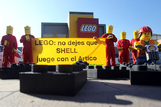 Greenpeace Activists Dressed Lego Chips Protest Editorial Stock Photo ...