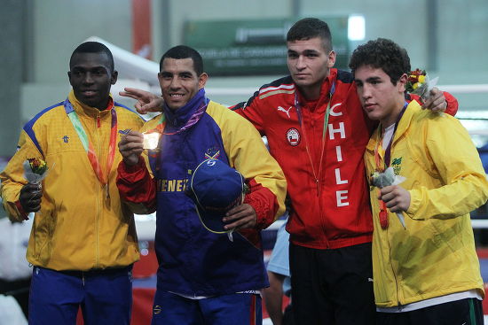 Colombian Jorge Vivas L Silver Medal Editorial Stock Photo - Stock ...