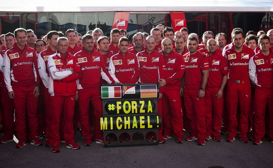 Ferrari Team Members Send Best Wishes Editorial Stock Photo - Stock ...