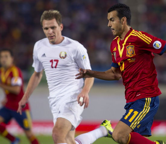 Spains National Team Striker Pedro Rodriguez Editorial Stock Photo ...