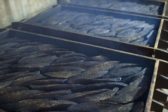 Whole Bonito Fish Being Smoked Maruten Editorial Stock Photo - Stock ...