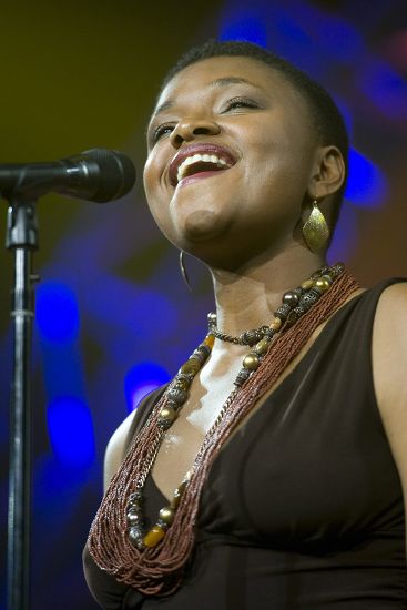 Us Singer Lizz Wright Performs Onstage Editorial Stock Photo - Stock ...