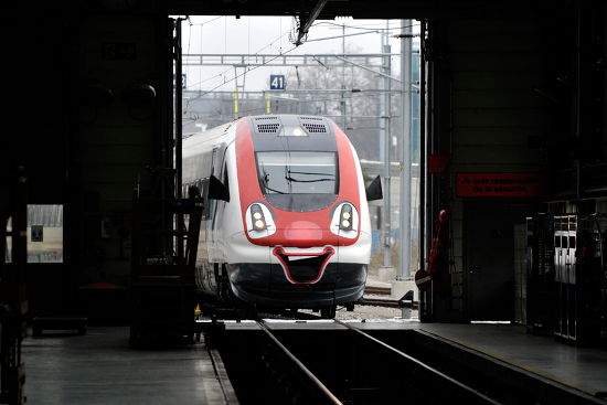 Icn Train Swiss Railway Federation Sbbcff Editorial Stock Photo - Stock ...