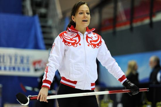 Ekaterina Galkina Russia Competes Against Finland Editorial Stock Photo ...