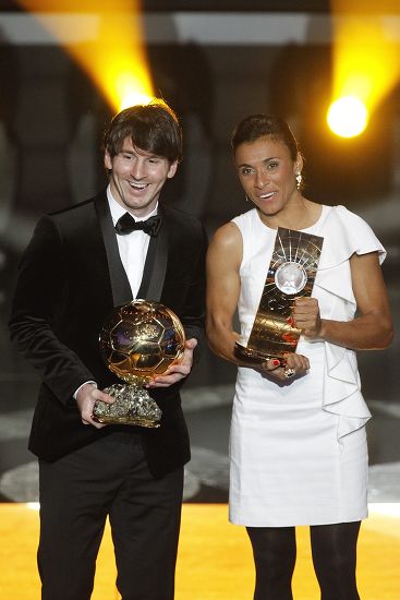 Footballers Lionel Messi L Argentina Marta Editorial Stock Photo ...