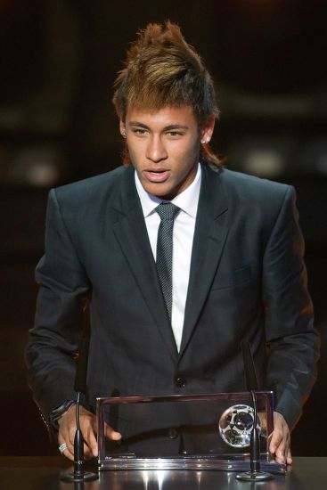 Brazils Neymar Receives Puskas Award Best Editorial Stock Photo - Stock ...