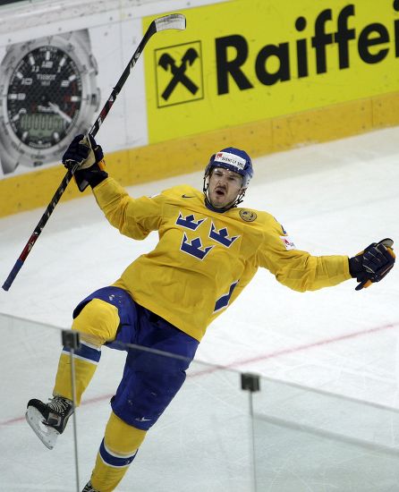 Swedens Niklas Persson Celebrates His Goal Editorial Stock Photo ...