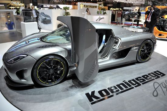 New Koenigsegg Agera Concept Car Shown Editorial Stock Photo - Stock ...