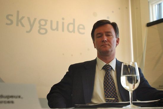 Contemplative Alain Rossier Chief Executive Officer Editorial Stock ...