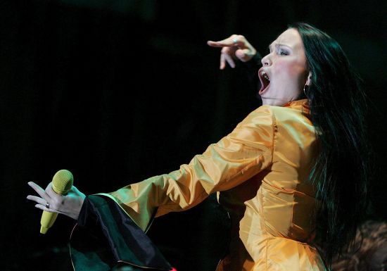 Singer Tarja Turunen Finnish Band Nightwish Editorial Stock Photo ...