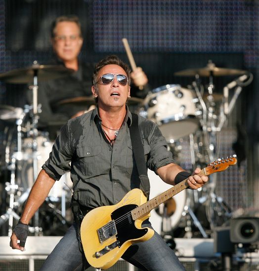 Us Rock Star Bruce Springsteen Performs Editorial Stock Photo - Stock ...