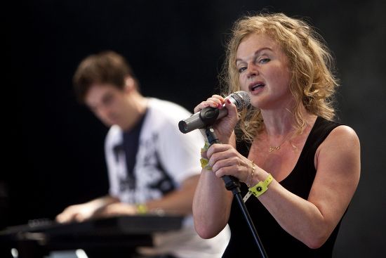 Singer Inga Humpe German Band 2raumwohnung Editorial Stock Photo ...