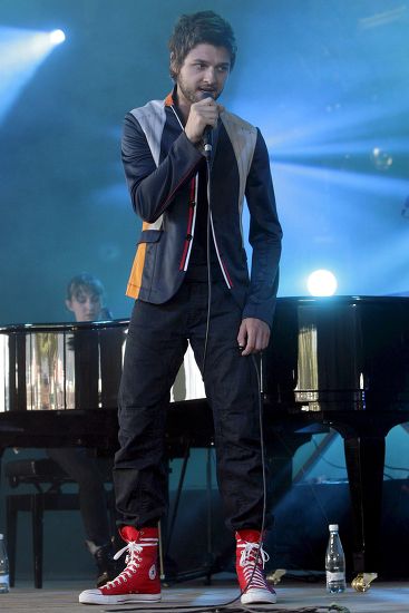 Canadian Singer Pierre Lapointe Performs On Editorial Stock Photo ...