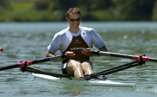 British Rower Alan Campbell Rows During Editorial Stock Photo - Stock ...