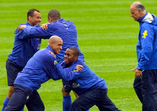 Brazils National Soccer Players Cafu Background Editorial Stock Photo ...
