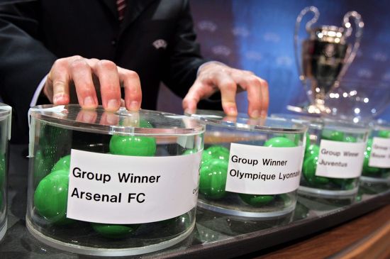 Unidentified Uefa Member Proceeds Draw Front Editorial Stock Photo ...