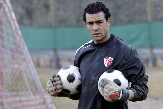 Egyptian Goalkeeper Essam Elhadary Attends Training Editorial Stock ...