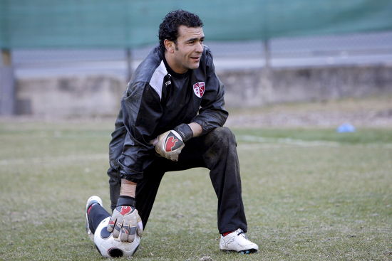 Egyptian Goalkeeper Essam Elhadary Attends Training Editorial Stock ...