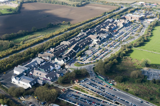 Aerial View Bicester Village Outlet Shopping Editorial Stock Photo ...