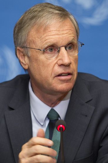 Peter Herby Head International Committee Red Editorial Stock Photo ...