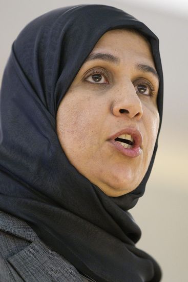 Fatima Al Balooshi Minister Social Development Editorial Stock Photo ...