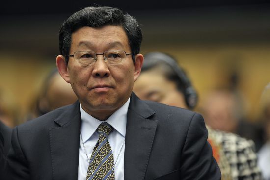 Chinese Commerce Minister Chen Deming Attends Editorial Stock Photo ...