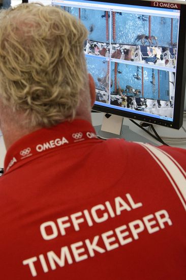 Member Official Timekeeper Team During Press Editorial Stock Photo ...