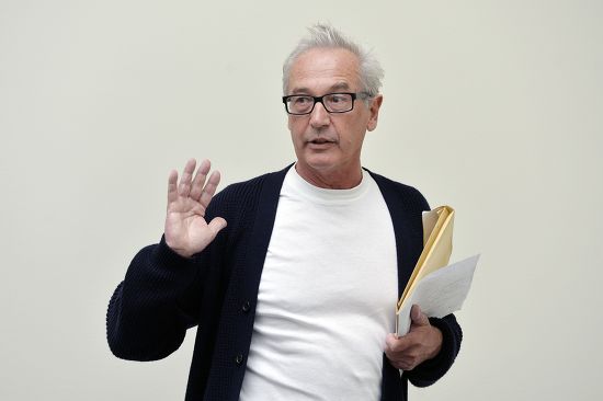 Swiss Artist Peter Fischli Speaks During Editorial Stock Photo - Stock ...
