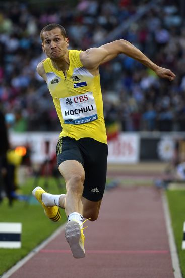 Alexander Hochuli Switzerland Competes Mens Triple Editorial Stock ...