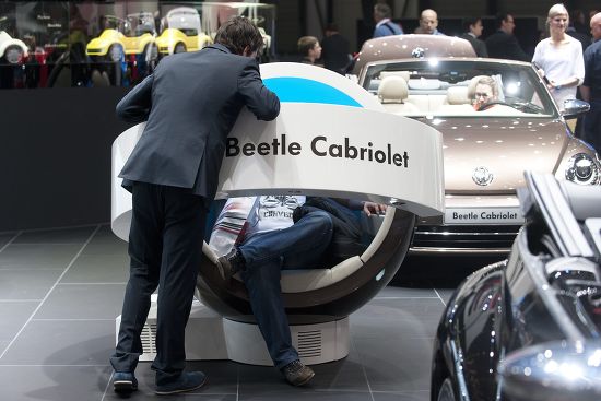 View Vw Volkswagen New Beetle Booth Editorial Stock Photo - Stock Image ...